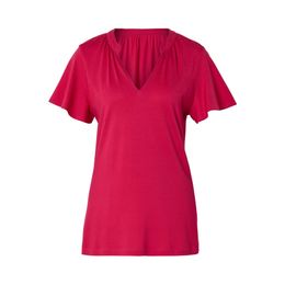 Tchibo - Shirt mit Fl&uuml;gel&auml;rmeln - Damen - Gr. L - pink