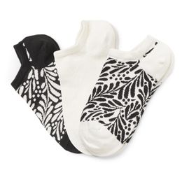 Tchibo - 3 Paar Sneakersocken - Damen - Gr. 35-38 - creme