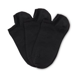 Tchibo - 3 Paar Sneakersocken - Damen - Gr. 39-42 - schwarz