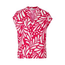 Tchibo - Bedruckte Kurzarmbluse - Damen - Gr. 40 - creme/print