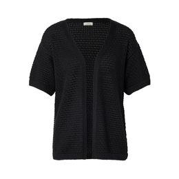 Tchibo - Offener Cardigan in Pointellestrick - Damen - Gr. L - schwarz