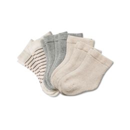Tchibo - 7 Paar Baby-Frottier-Socken - Baby - Gr. 19-22 - hellbraun