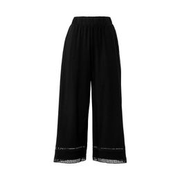 Tchibo - Culotte mit Stickerei - Damen - Gr. L - schwarz