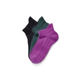 Tchibo - 3 Paar Profi-Laufsocken - Unisex - Gr. 39-42 - dunkelgr&uuml;n