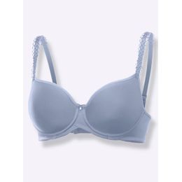 Viania Damen T-Shirt-BH mit B&uuml;gel , aus Spacer-Material, hellblau, Gr&ouml;&szlig;e 75D