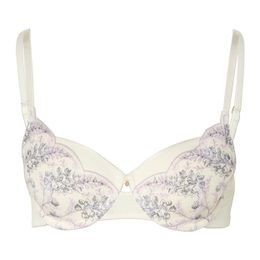Tchibo - B&uuml;gel-BH mit Schale und Stickerei - Damen - Gr. 75C - creme