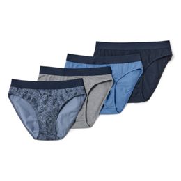 Tchibo - 4 Slips - Herren - Gr. Xl/7 - dunkelblau/paisley