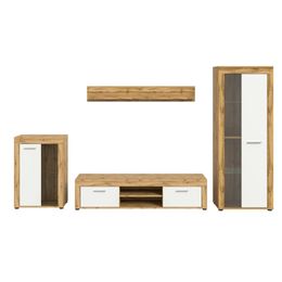 M&ouml;bel Kraft Wohnwand Jam holzfarben Ma&szlig;e (cm): B: 310 H: 169 T: 35.0 &raquo; M&ouml;bel Kraft