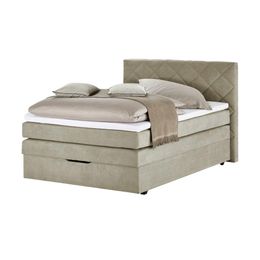M&ouml;bel Kraft Boxspringbett beige Ma&szlig;e (cm): B: 152 H: 116 &raquo; M&ouml;bel Kraft