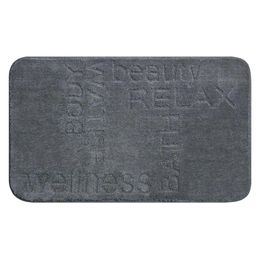 Grund Badematte schwarz Synthetik Ma&szlig;e (cm): B: 50 H: 1,8 &raquo; M&ouml;bel Kraft