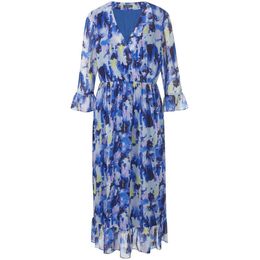 MYBC - Kleid mit 3/4-Arm, blau, Gr. 38 / S