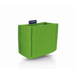 MAGNETOPLAN magnetoTray ecoAware MEDIUM Stiftek&ouml;cher, Filz gr&uuml;n, magnetisch, 130 &times; 100 &times; 60 mm