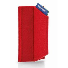 MAGNETOPLAN magnetoWipe ecoAware Tafell&ouml;scher, Filz rot, magnetisch, 105 &times; 60 &times; 52 mm