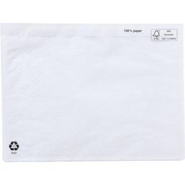 Papier-Dokumententasche/Lieferscheintasche SecurePack, C5, Fenster links, ohne Aufdruck, &Ouml;ffnung oben, selbstklebend, Pergaminpapier, transparent, 250 St&uuml;ck