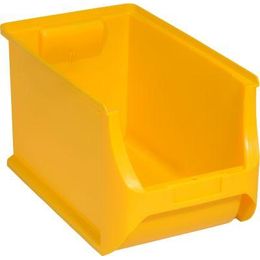 Sch&auml;fer Shop Sch&auml;fer Shop Pure Sichtlagerkasten Serie Base 4H, PP, B 205 x T 335 x H 200 mm, 9.8 l, gelb, 8 St&uuml;ck