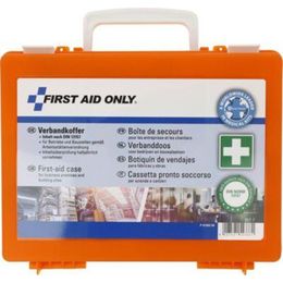 FIRST AID ONLY Mobiler Erste-Hilfe-Kasten nach DIN 13157, B 267 x T 94 x H 209 mm, orange, mit Griff