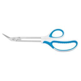 FIRST AID ONLY Nagelschere mit extra langem Griff, Edelstahl, 15 x 69 x 210 mm, blau/wei&szlig;