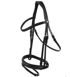 Hans Melzer Horse Equipment Hans Melzer Trense Bad Harzburg schwarz/silber Vollblut