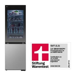 LG K&uuml;hlGefrierkombination (C, 344L, 186cm hoch) mit Smart Inverter Compressor&reg; GBG5160CPY