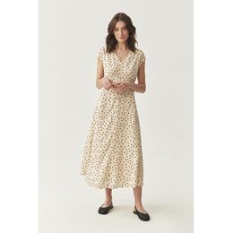 TATUUM Kleid in Sand/ Schwarz - 40% | Gr&ouml;&szlig;e 42 | Damen-kleider