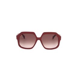MaxMara Damen-Sonnenbrille in Bordeaux/ Braun - 64% | Gr&ouml;&szlig;e 57 | Damen-brillen