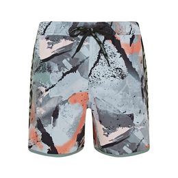 Reebok Badeshorts "Elias" in T&uuml;rkis/ Hellblau/ Schwarz - 42% | Gr&ouml;&szlig;e L | Herren-bademode-sport