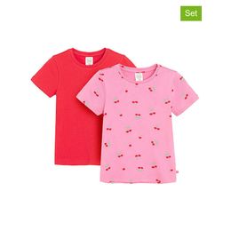 COOL CLUB 2er-Set: Shirts in Rosa/ Rot - 17% | Gr&ouml;&szlig;e 110 | Kinder-oberteile