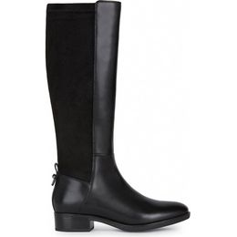 Geox Leder-Stiefel "Felicity" in Schwarz - 50% | Gr&ouml;&szlig;e 38 | Damen-stiefel
