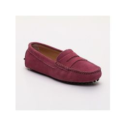 CHARLES & SMITH Leder-Mokassins "Thandie" in Pink - 58% | Gr&ouml;&szlig;e 37 | Damen-schuhe-halbschuhe