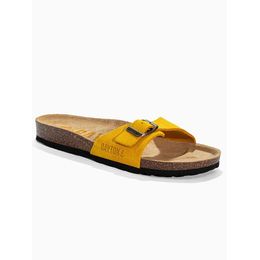 BAYTON Leder-Pantoletten "Zephyr" in Gelb - 49% | Gr&ouml;&szlig;e 39 | Damen-pantoletten