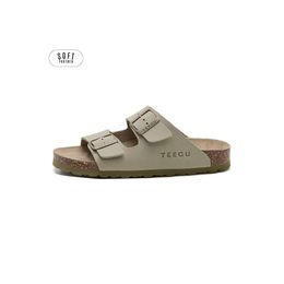 teegu Pantoletten in Khaki - 45% | Gr&ouml;&szlig;e 37 | Damen-pantoletten