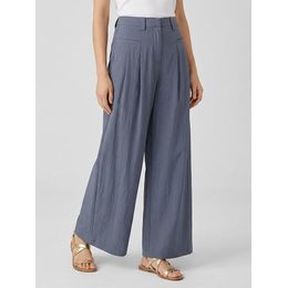 MOSS COPENHAGEN Marlenehose "Frode" in Blau - 52% | Gr&ouml;&szlig;e L | Damenhosen
