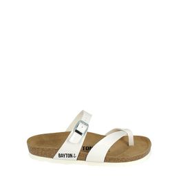 BAYTON Zehentrenner "Diane" in Wei&szlig; - 58% | Gr&ouml;&szlig;e 38 | Damen-sandalen