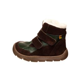 El Naturalista Barfu&szlig; Leder-Winterboots in Gr&uuml;n - 45% | Gr&ouml;&szlig;e 30 | Kinderstiefel