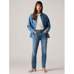 Levi's Levi's Jeans "724" - Slim fit - in Blau - 59% | Gr&ouml;&szlig;e W32/L32 | Damenjeans