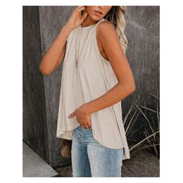 Milan Kiss Blusentop in Beige - 62% | Gr&ouml;&szlig;e S | Damen-blusen
