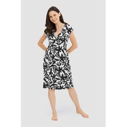 R&ouml;sch R&ouml;sch Kleid in Schwarz/ Wei&szlig; - 52% | Gr&ouml;&szlig;e 42 | Damen-kleider