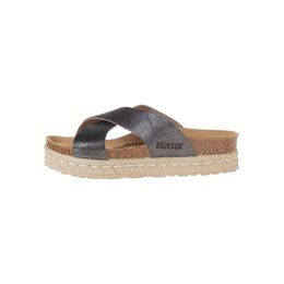 BACKSUN Pantoletten "Milano" in Anthrazit - 61% | Gr&ouml;&szlig;e 39 | Damen-pantoletten
