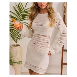 Milan Kiss Kleid in Wei&szlig; - 63% | Gr&ouml;&szlig;e L | Damen-kleider