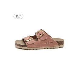 teegu Leder-Pantoletten in Rosa - 48% | Gr&ouml;&szlig;e 37 | Damen-pantoletten