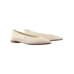 H&ouml;gl H&ouml;gl Leder-Ballerinas in Creme - 51% | Gr&ouml;&szlig;e 38 | Damen-ballerinas