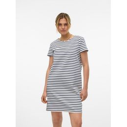 V&eacute;ro Moda Vero Moda Kleid in Dunkelblau/ Wei&szlig; - 18% | Gr&ouml;&szlig;e S | Damen-kleider