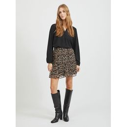 Vila Rock in Schwarz/ Beige - 53% | Gr&ouml;&szlig;e 38 | Damenroecke