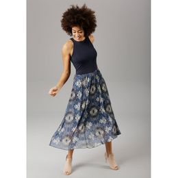 Aniston Kleid in Dunkelblau - 31% | Gr&ouml;&szlig;e 36 | Damen-kleider