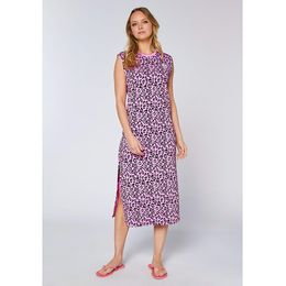 Chiemsee Sweatkleid in Rosa/ Schwarz - 33% | Gr&ouml;&szlig;e L | Damen-kleider