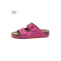 teegu Leder-Pantoletten in Pink - 48% | Gr&ouml;&szlig;e 38 | Damen-pantoletten