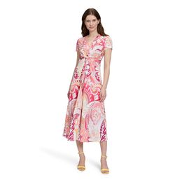Betty Barclay Kleid in Pink/ Rosa/ Gelb - 73% | Gr&ouml;&szlig;e 46 | Damen-kleider