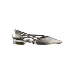 H&ouml;gl H&ouml;gl Leder-Ballerinas "Lune" in Silber - 52% | Gr&ouml;&szlig;e 37 | Damen-ballerinas