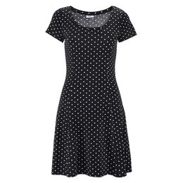 Beach Time Kleid in Schwarz/ Wei&szlig; - 55% | Gr&ouml;&szlig;e 36 | Damen-kleider