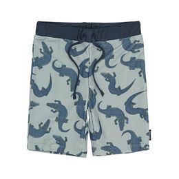 Mikk-line Badeshorts in T&uuml;rkis/ Dunkelblau - 42% | Gr&ouml;&szlig;e 98/104 | Kinder-bademode